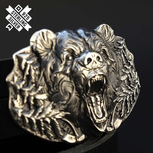 Grizzly Bear Belt Buckle Wild North American Brown Bear Solid | Etsy