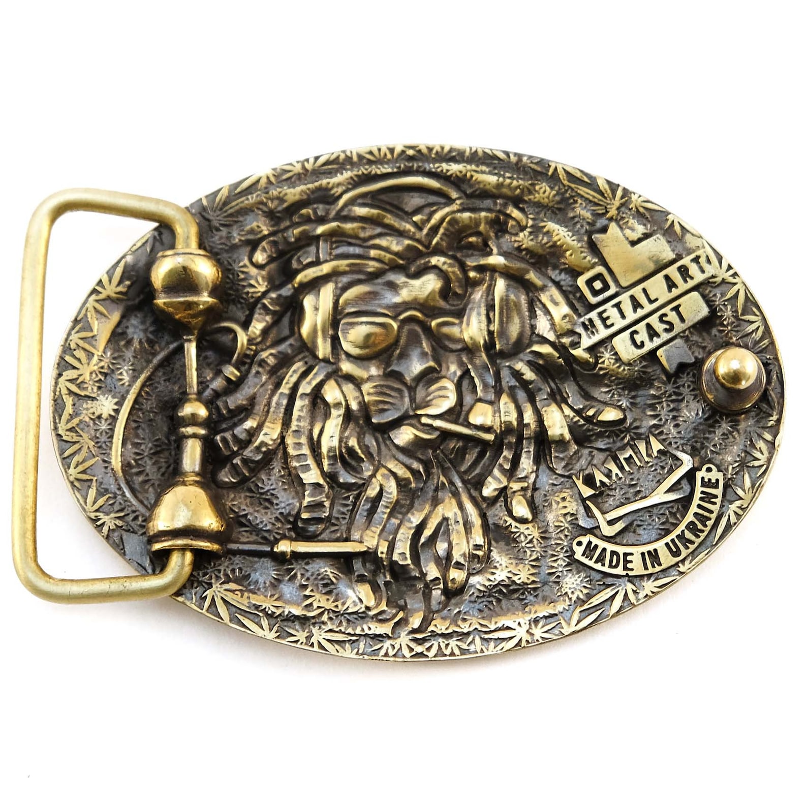 Cannabis Leaf Solid Brass Belt Buckle Marijuana Weed Leaf - Etsy