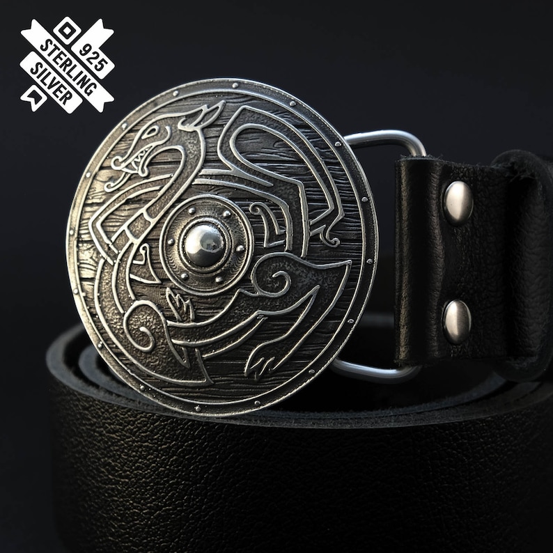 Viking Shield Belt Buckle Old Norse Scandinavian Military - Etsy