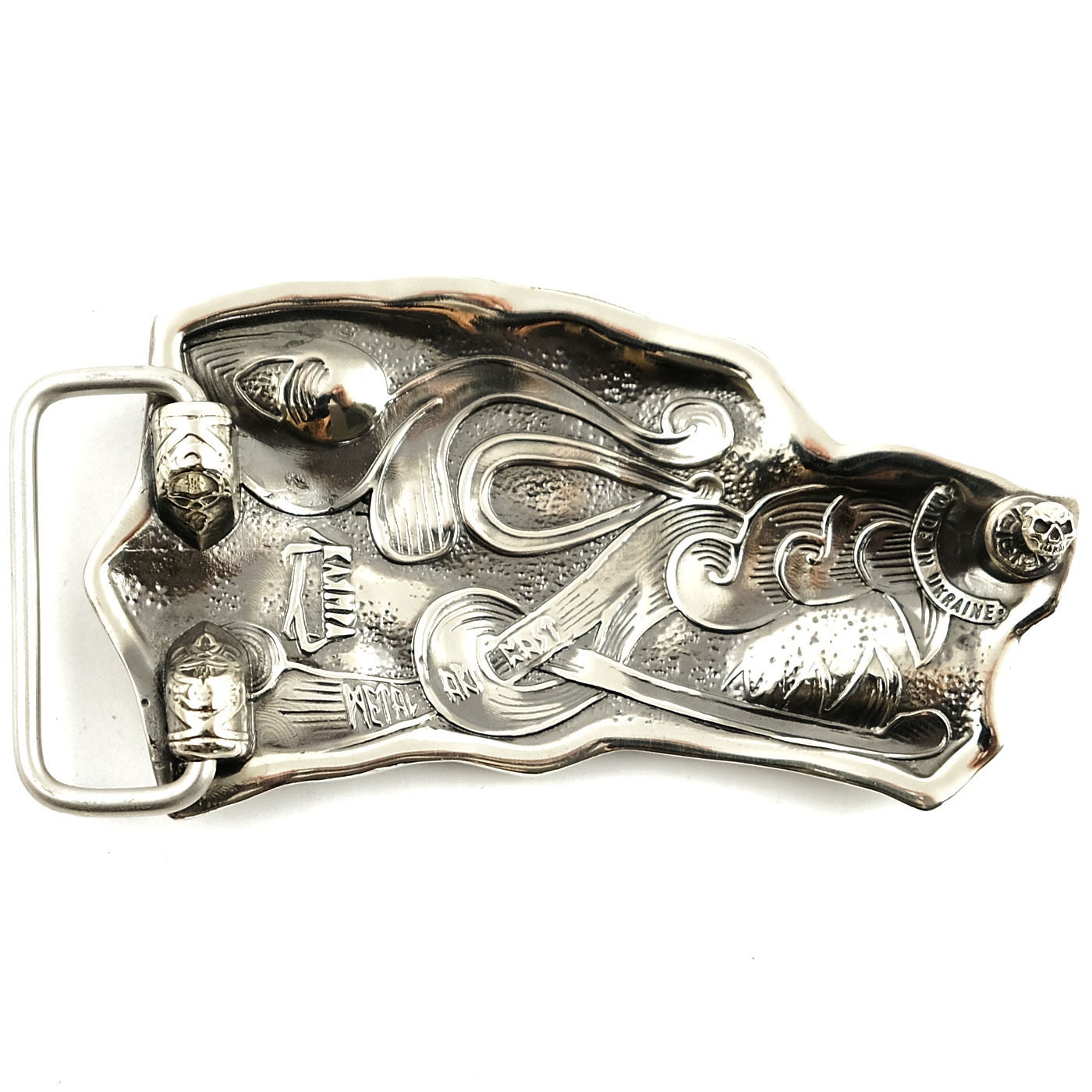 Grey Wolf Belt Buckle, Handmade Animal Wolf Head Solid Belt Buckle ...