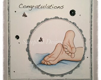 Baby feet stamps | Etsy