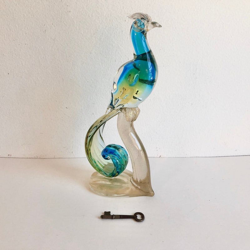 Barbini Glass Bird - Etsy