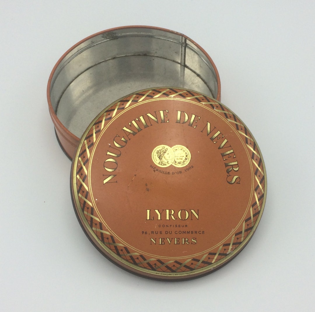 Vintage French Candy Tin, Gift for Foodie, Sophisticated, Kitchen Decor ...