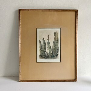 Antique David Roberts RA (1796-1864), Principal Mosque at Boulak, Cairo ...