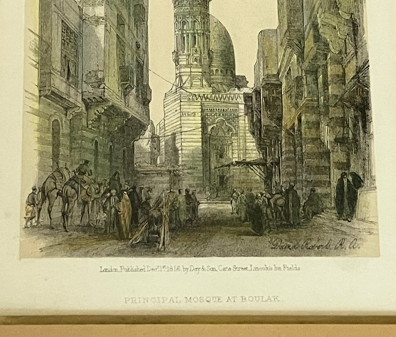 Antique David Roberts RA 1796-1864 Principal Mosque at - Etsy