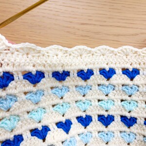 CROCHET PATTERN Baby Heart Blankets Bundle / Unique Baby Afghan Design ...