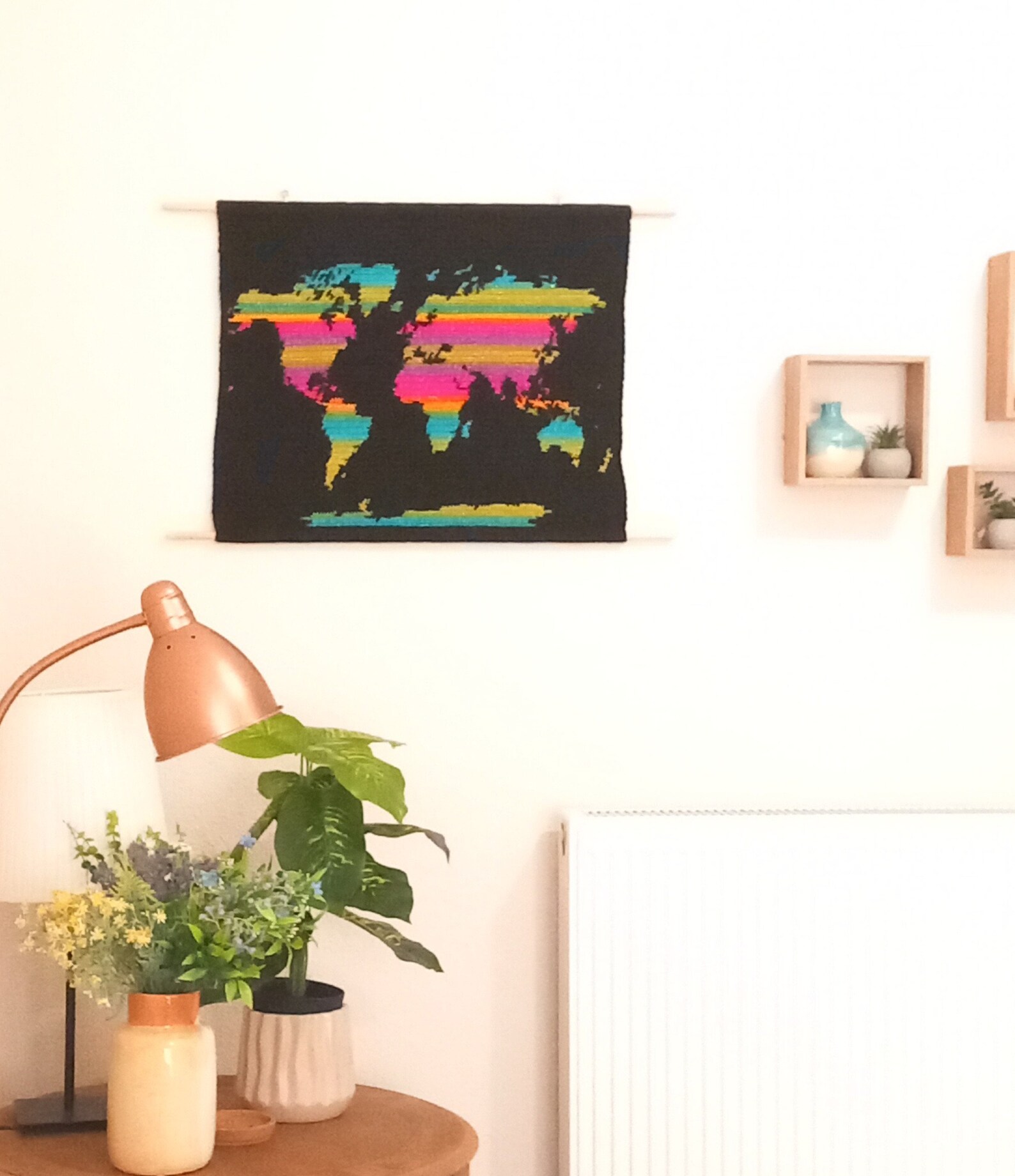 Crochet World Map Pattern. Geography Tapestry Wall Hanging. Nerd Geek ...