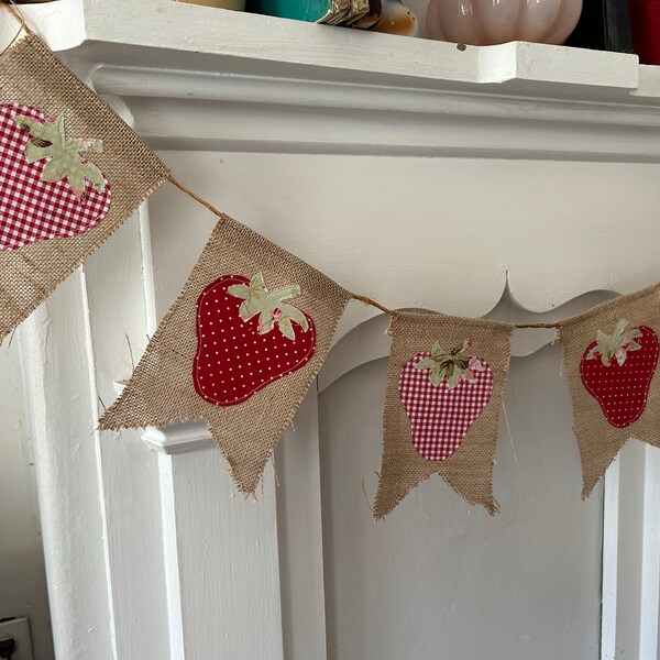 Spring Burlap Banner - Etsy