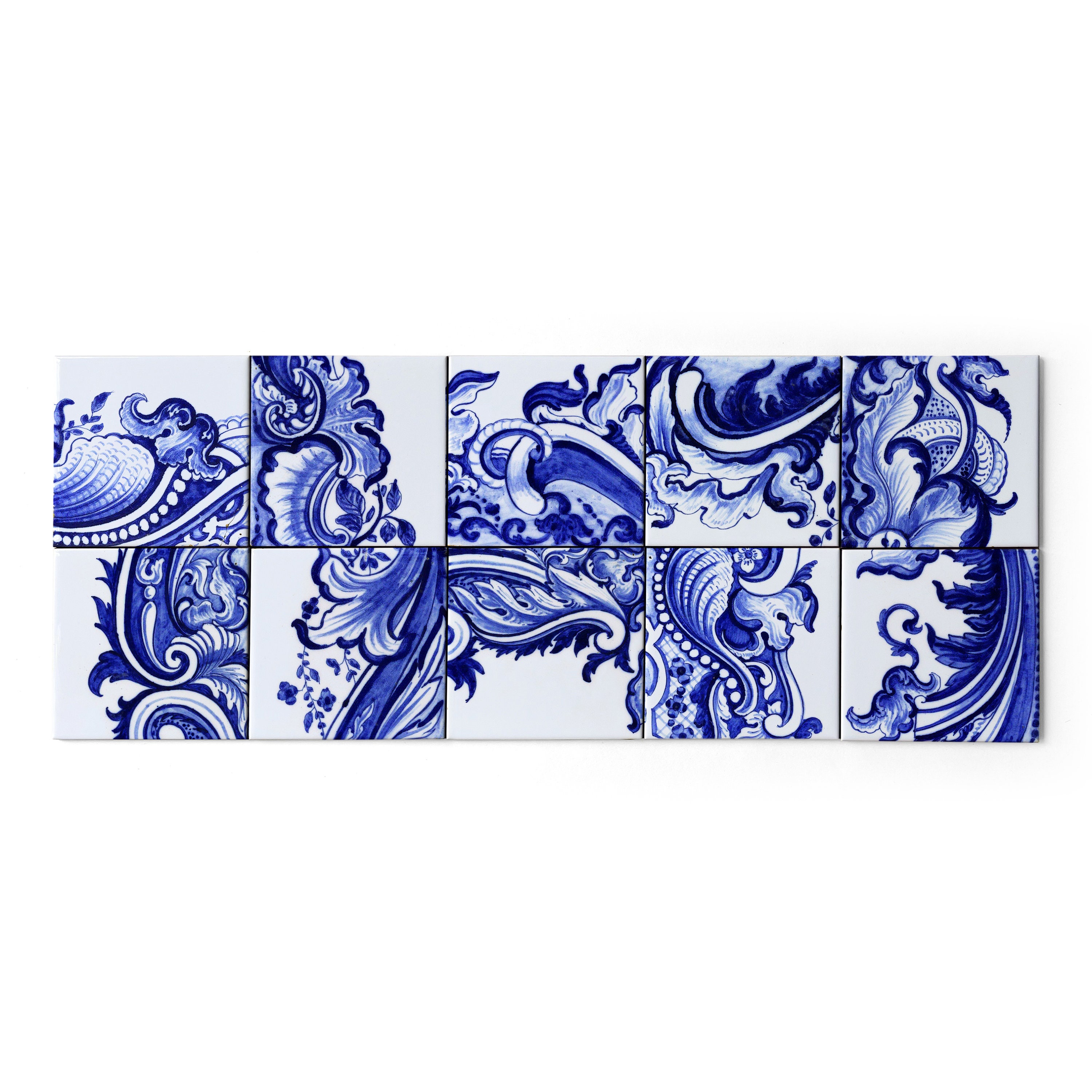 DELFT Inspired Blue and White Ceramic Tiles - Etsy