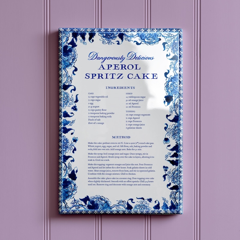 Ceramic Recipe Wall - Etsy