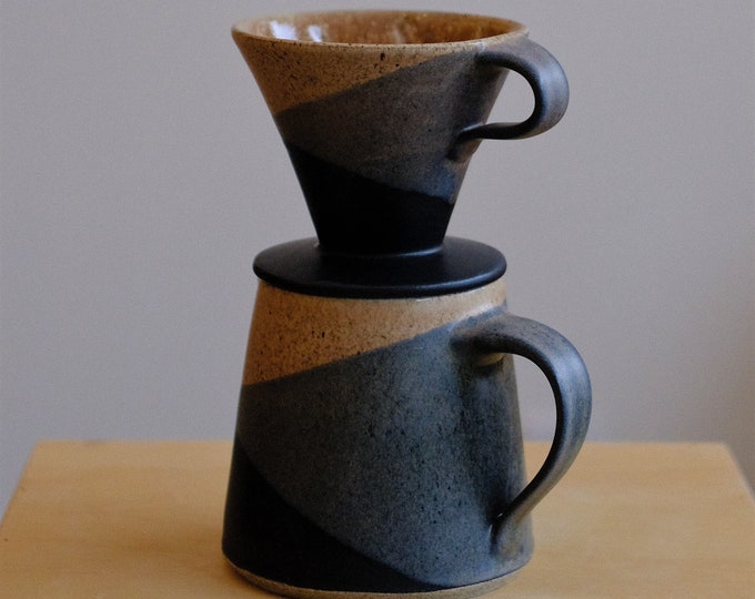 Coffee Filter Holder Dripper Pourover Hand Thrown Stoneware Pour Over ...