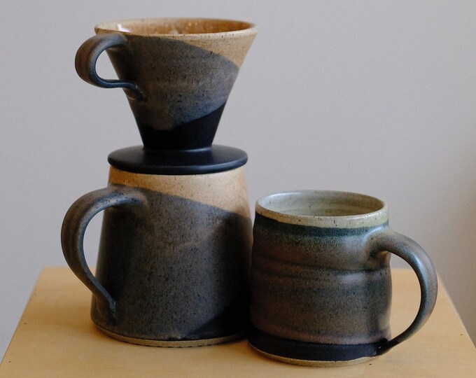 Coffee Filter Holder Dripper Pourover Hand Thrown Stoneware Pour Over ...