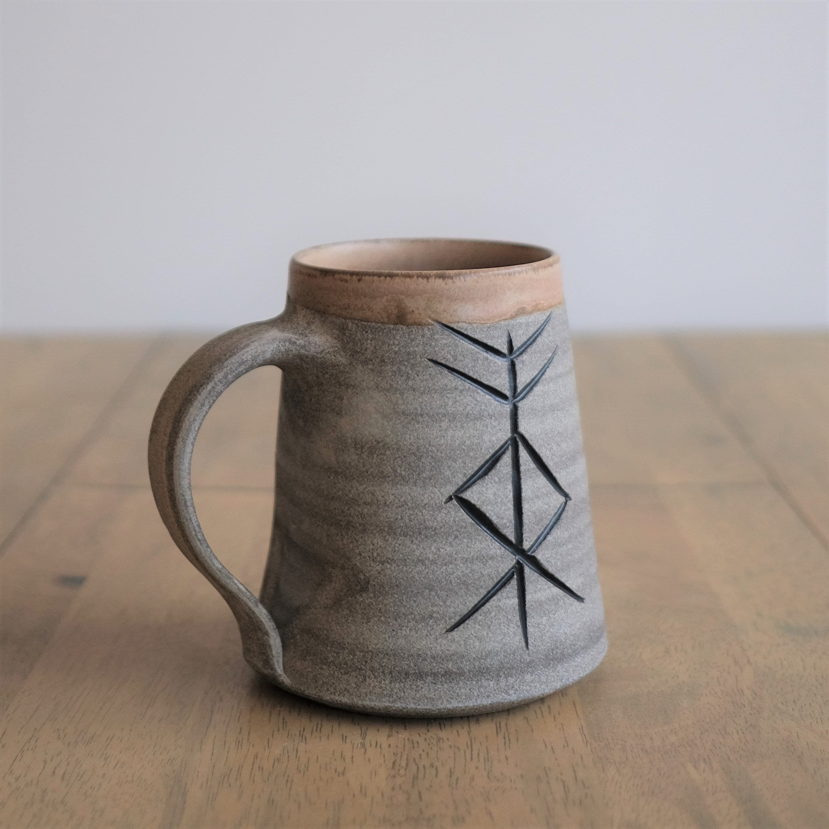 Viking Bind Rune Mug, Carved Beer Stein, Tankard, 22 Oz - Etsy UK