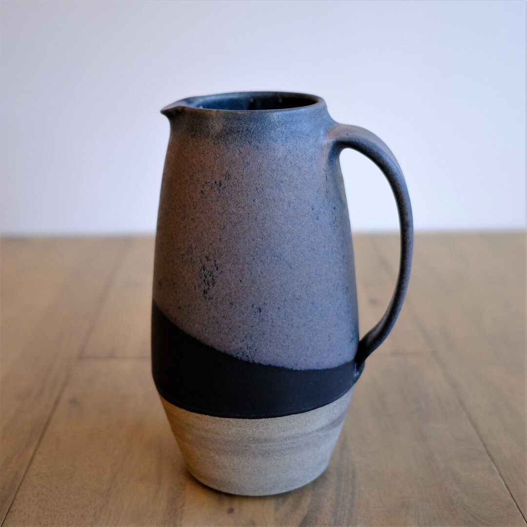 Large Ceramic Pitcher, 1.5 L Jug, MADE TO ORDER, Ceramic Wine Decanter ...