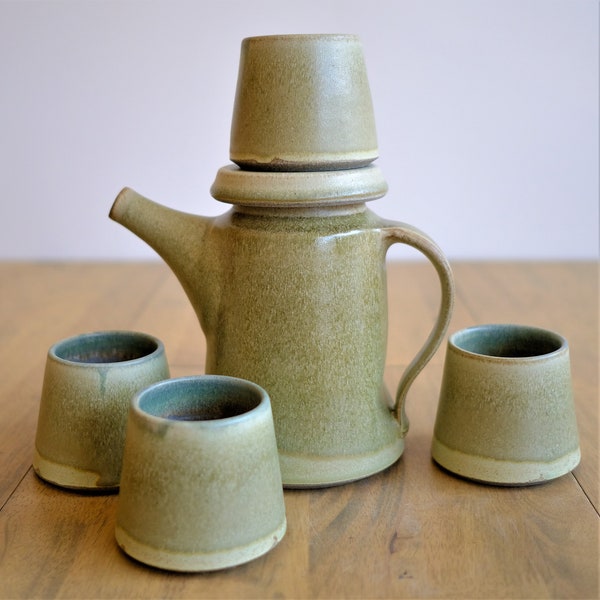 Stoneware Tea Set - Etsy