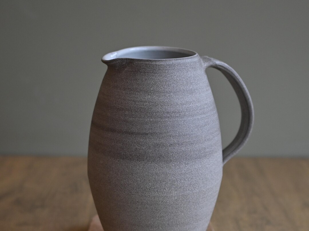 Large Ceramic Pitcher, 1.5 L Jug, Ceramic Wine Decanter, Beautiful ...