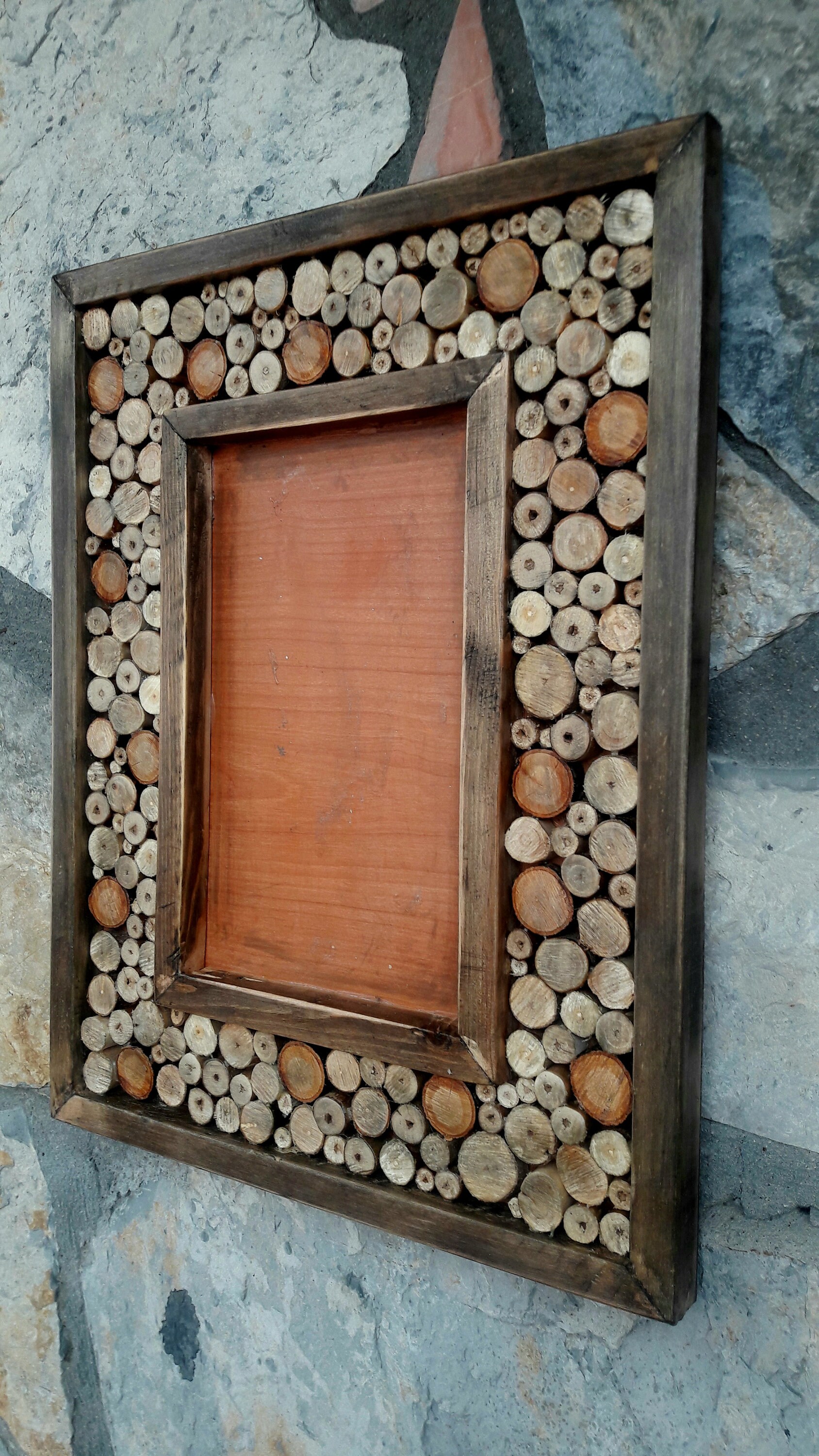 Handmade Wood Frame,rustic Frame,country Style Wood Frame,decorative ...