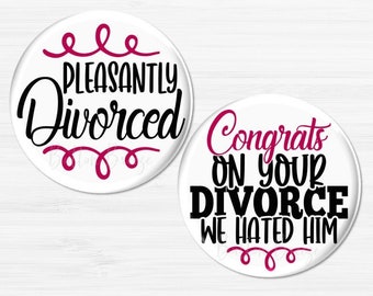Divorce Party Pins - Etsy