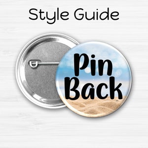 Custom Memorial Photo Buttons, Floral in Loving Memory Of, Rest in ...