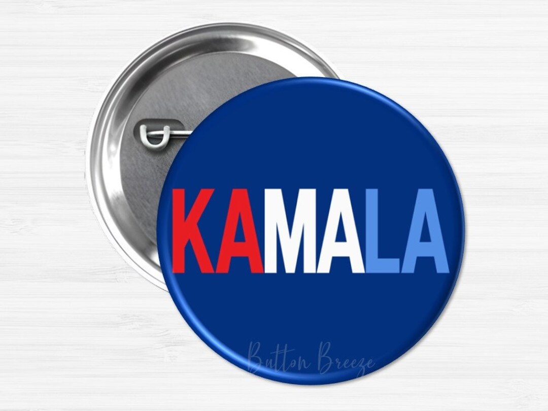 Kamala Harris Pin, Harris 2024 Campaign Button Badge, Madame President ...