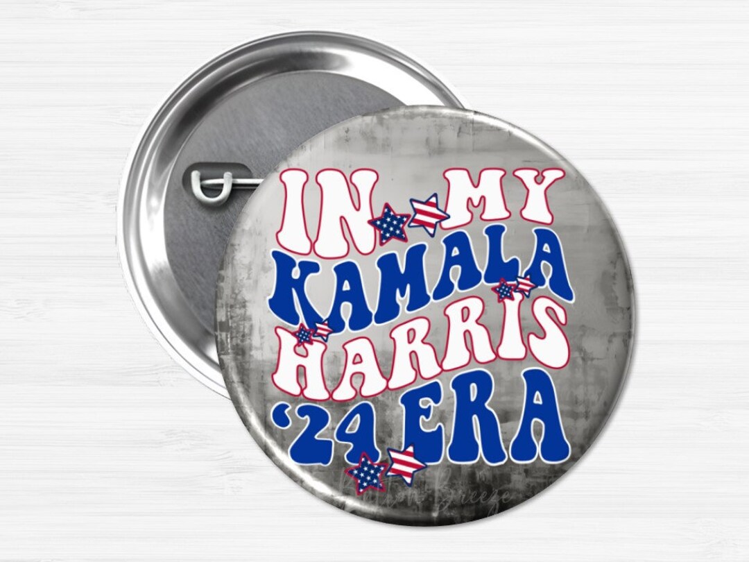 Kamala Harris 24 Era Buttons, 2024 Harris for President, Election ...