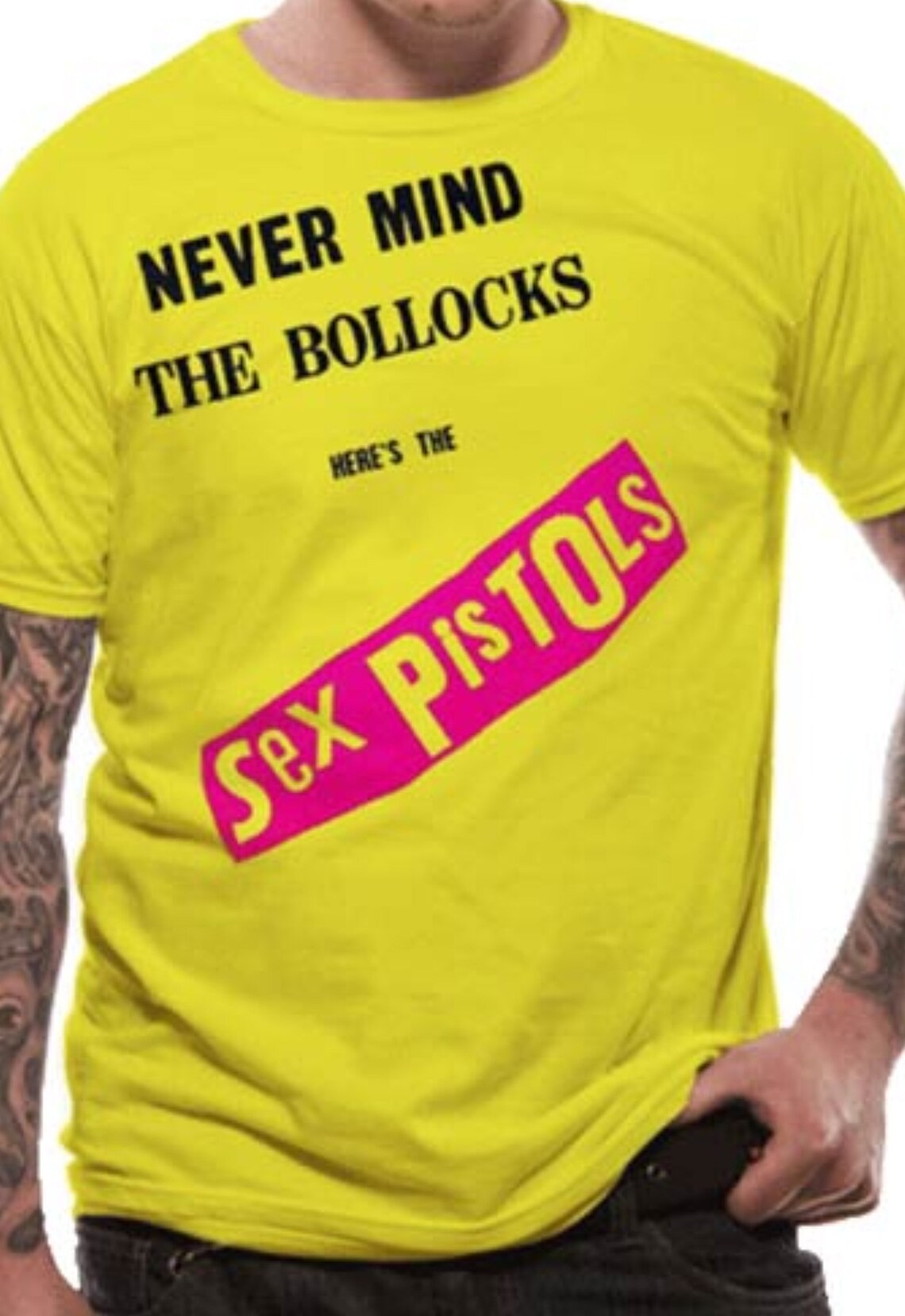Yellow Sex Pistols Johnny Rotten Sid Vicious Official Tee Etsy