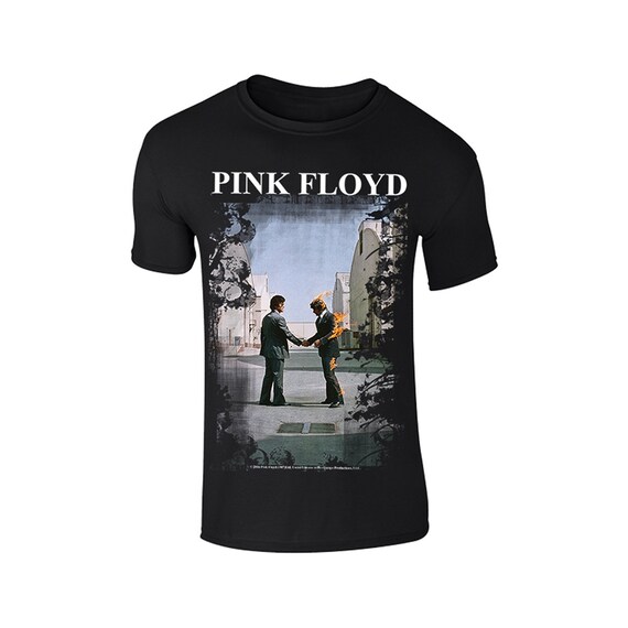 Pink Floyd Wish You Were Here Flaming Handshake Official Tee - Etsy España