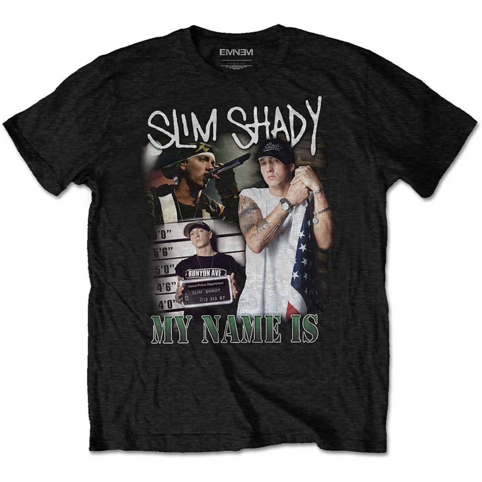 Eminem Slim Shady Collage Images 1 OFFICIAL Tee T-shirt Mens - Etsy UK