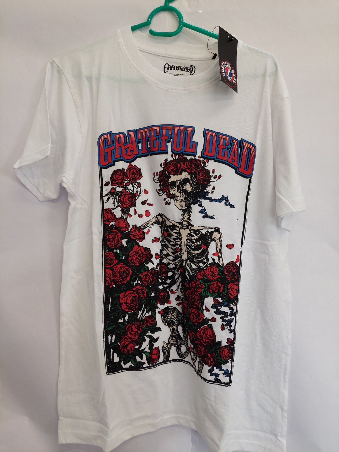 White the Grateful Dead Bertha Logo OFFICIAL Tee T-shirt Mens Unisex - Etsy