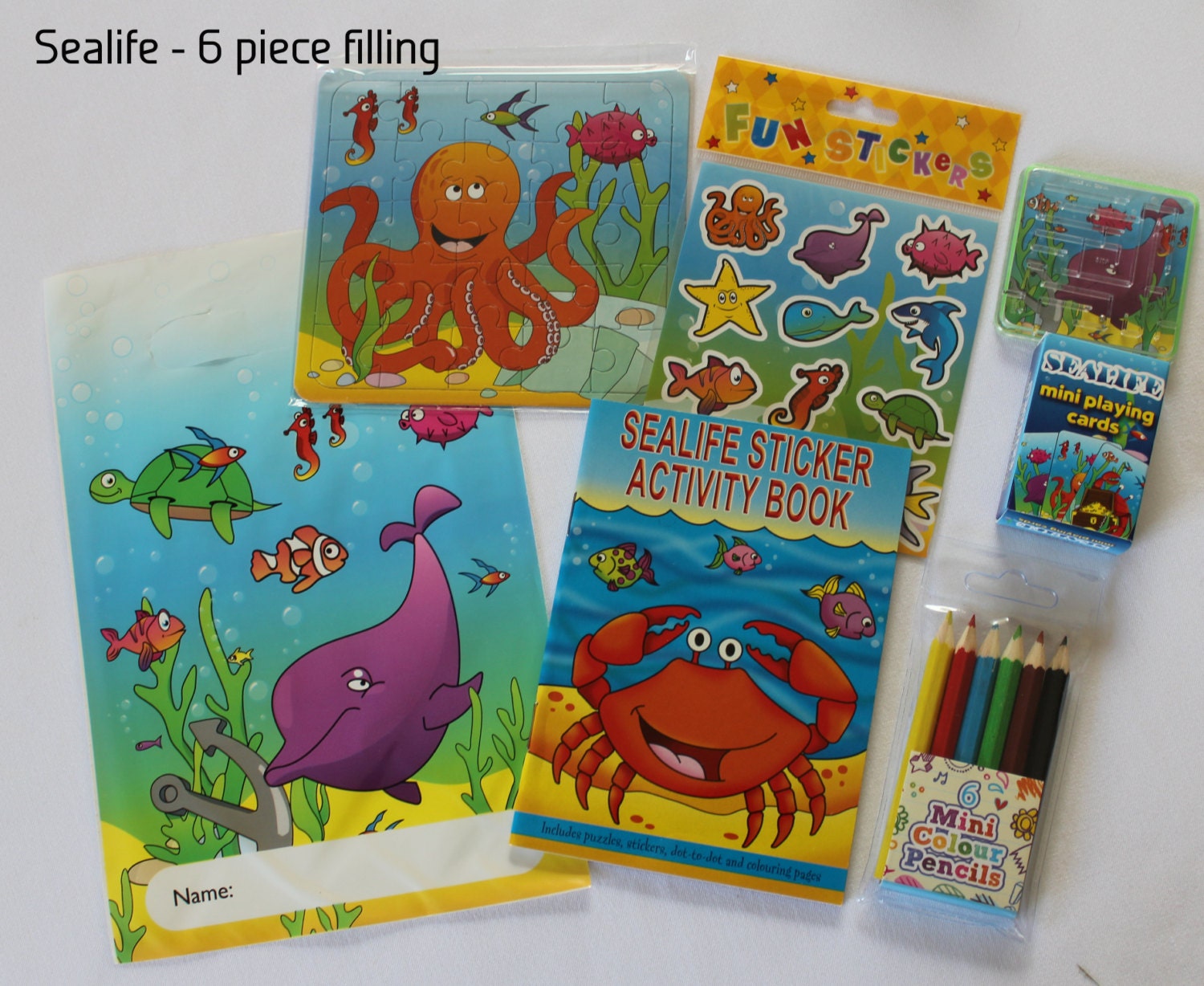 Sealife / Under the Sea Themed Party Bags/ Boxes With Fillings - Etsy ...