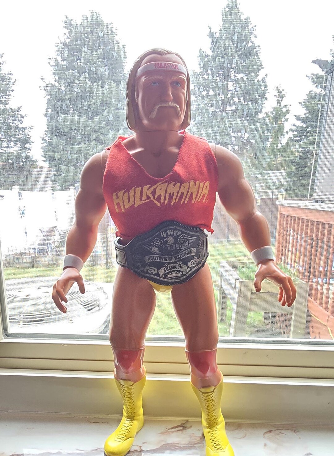 Hulk Hogan Action Figure Doll Hulkamania - Hulk Hogan - Doll - Action ...