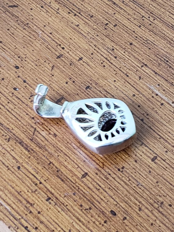 Sterling Silver Pendant With Amethyst - Silver Pendan… - Gem