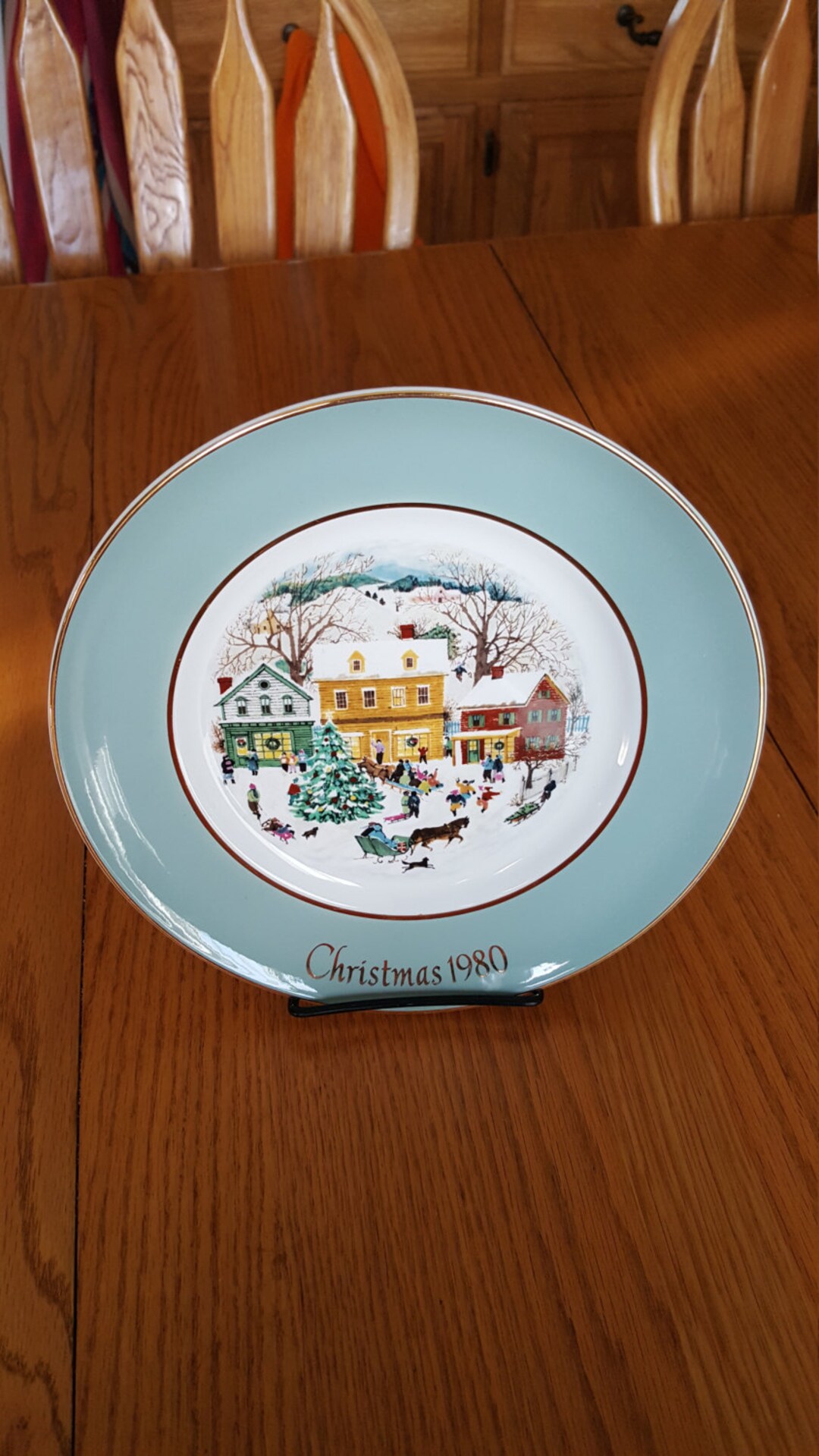 Avon Christmas Collector Plate 1980: "country Christmas" by Wedgwood - Etsy