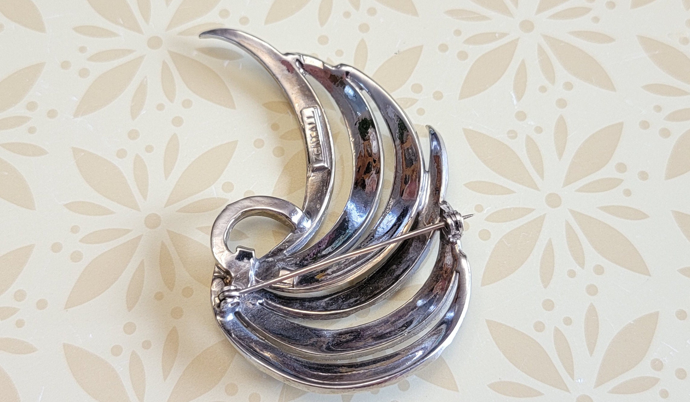 Vintage Zentall Heckled Hen Brooch Zentall Brooch Zentall Jewelry ...