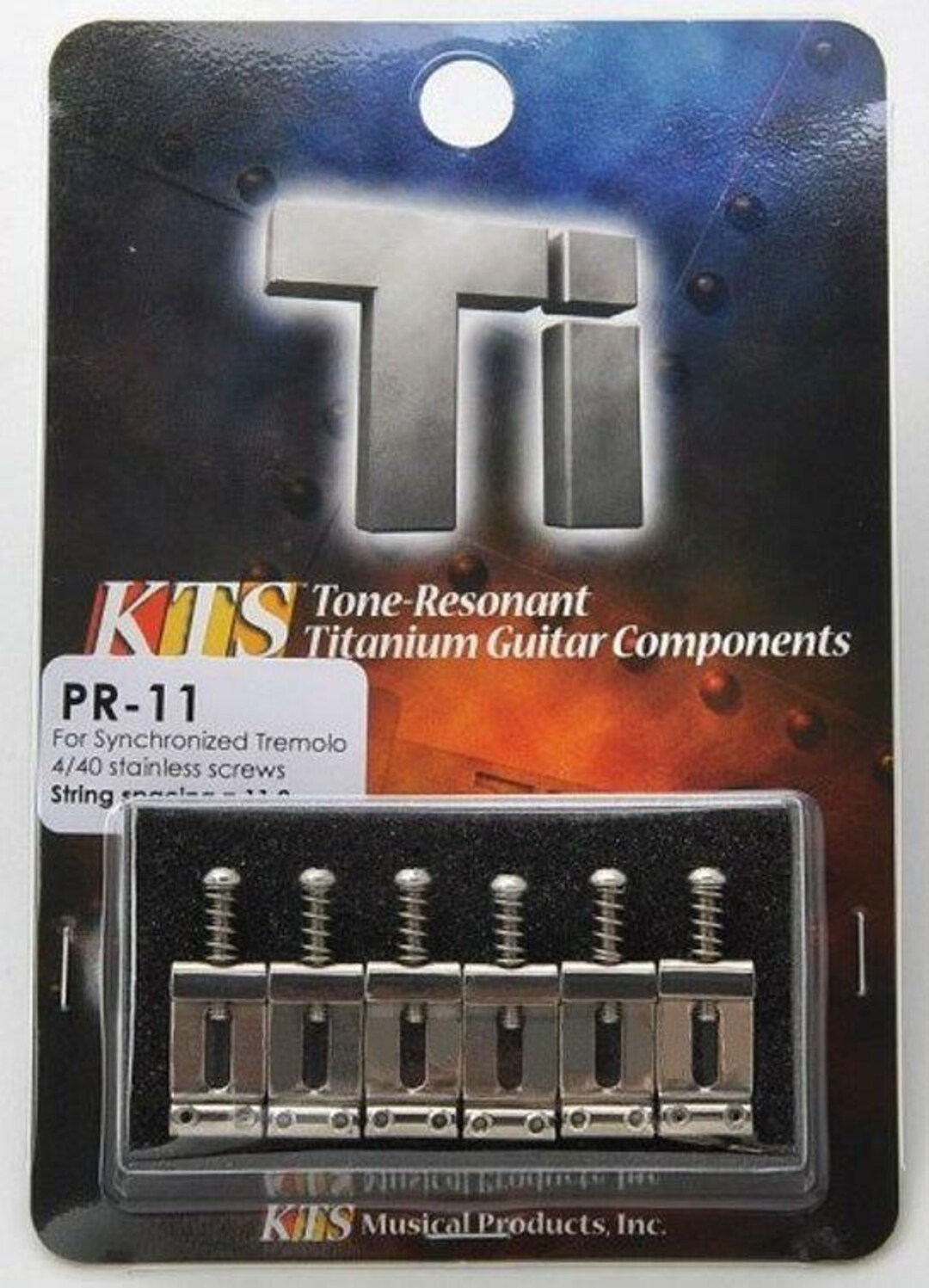 KTS Titanium Bridge Saddles for 2 3/16 String Spaced - Etsy