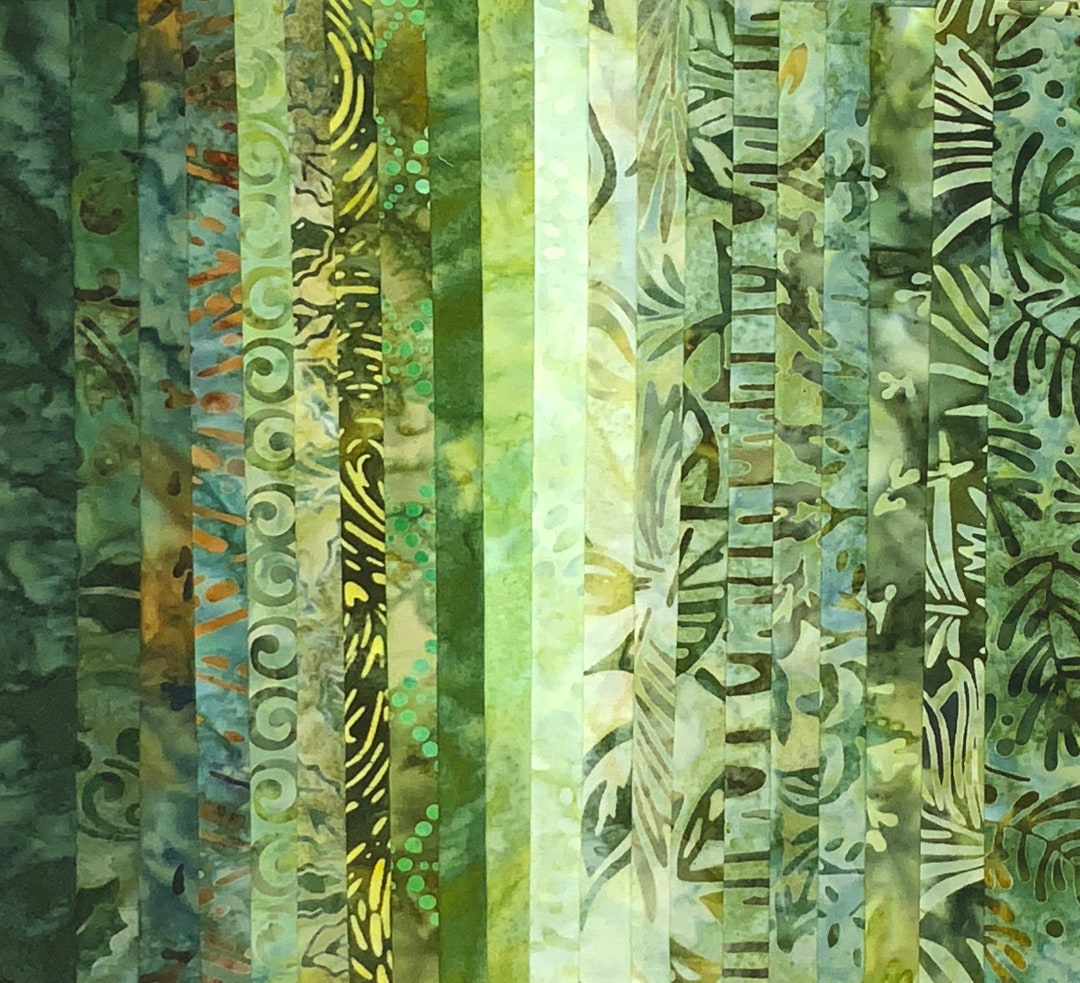 STASH BUILDER 20 Fat Quarters Greens and Browns. Light to Dark Values ...