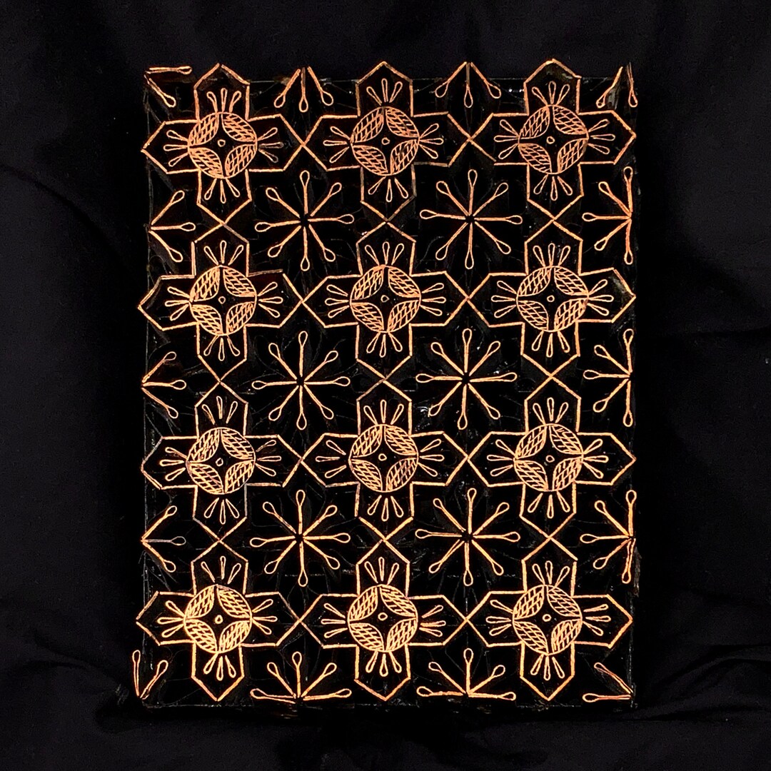 Traditional Batik Cap - INDIAN CORN Handmade Out of Copper - Etsy