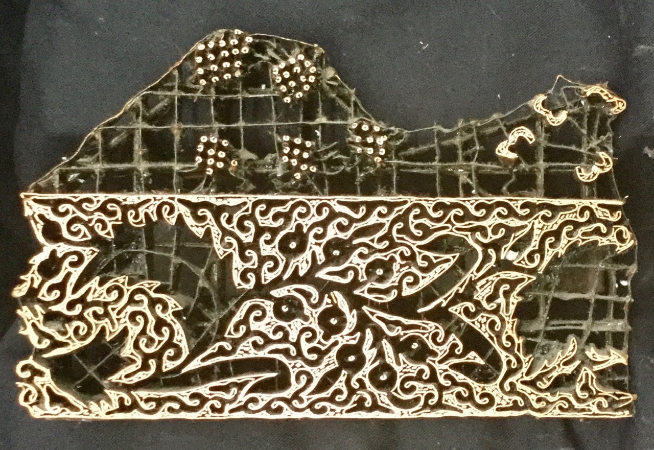 Traditional Batik Cap LYRICAL BORDER | Etsy