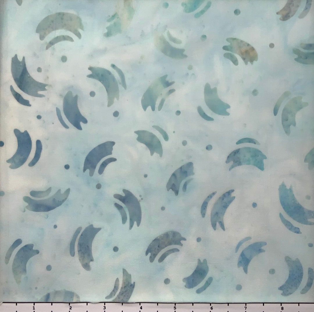 BRUSH MARK Batik - Lsbc-4287 Sky by the Yard - Etsy