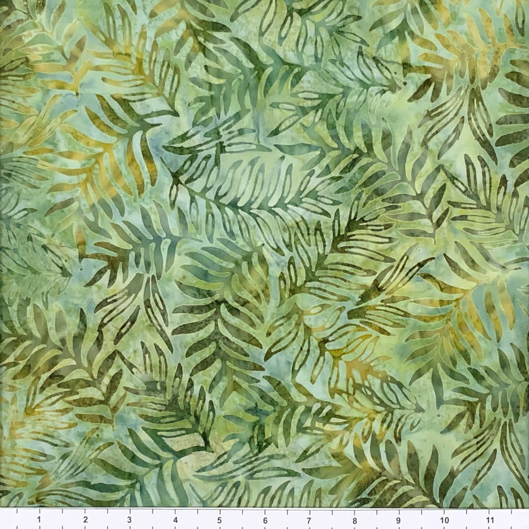 PALM FRONDS Batik - Lsbc-3587 Leaf by the Yard - Etsy