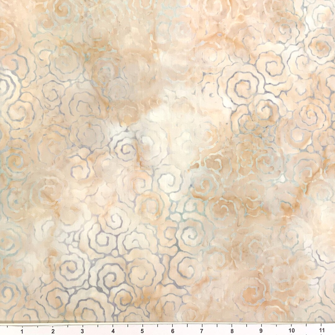 SCALLOP SPIRAL Batik - Lsbc-1584 Sand 1 Yard Cut - Etsy