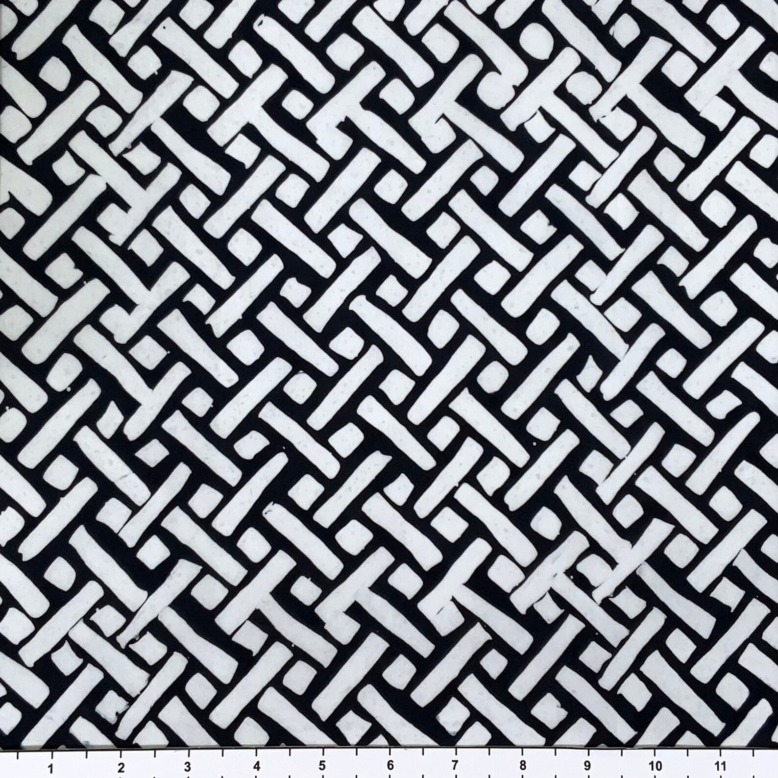 BASKET WEAVE Batik - Lsbc-2425 Black & White by the Yard - Etsy