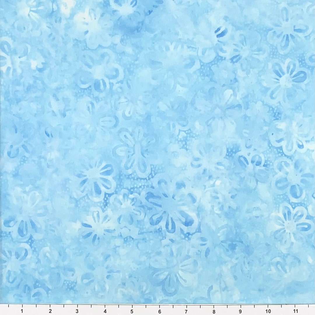 DAISY COMBO Batik Lsbc-2019 Aqua by the Yard - Etsy