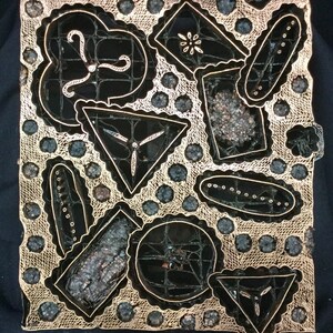 Traditional Batik Cap ABSTRACT SHAPES - Etsy