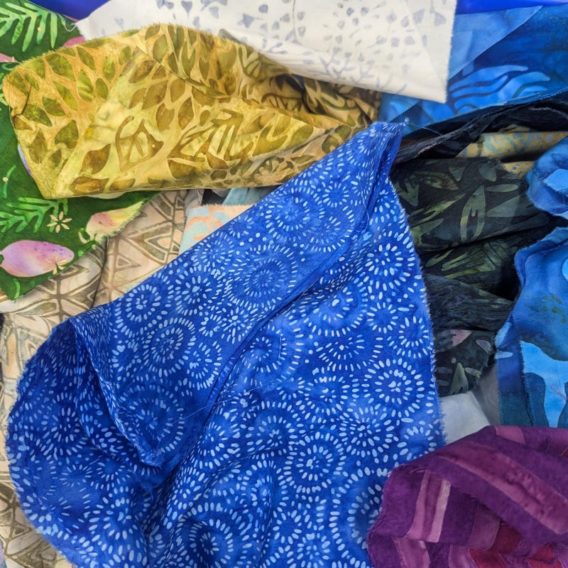 Fabric Scrap Grab Bags - Etsy