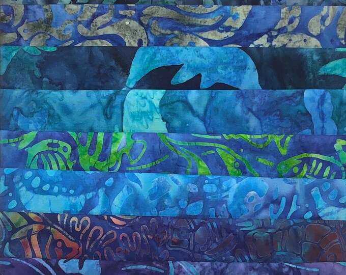 8 Fat Quarter Batik Sampler Ocean Life #4 FQ Pack Bundle - Etsy
