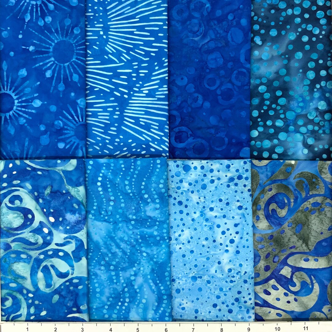 8 Fat Quarter Batik Sampler Octopus #3 FQ Pack Bundle - Etsy