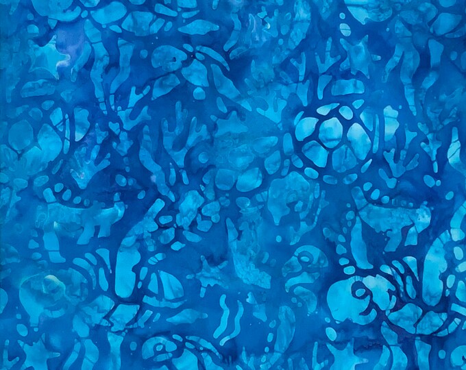SEA TURTLE FUTURES Batik - Lsbc-3868 Ocean by the Yard - Etsy