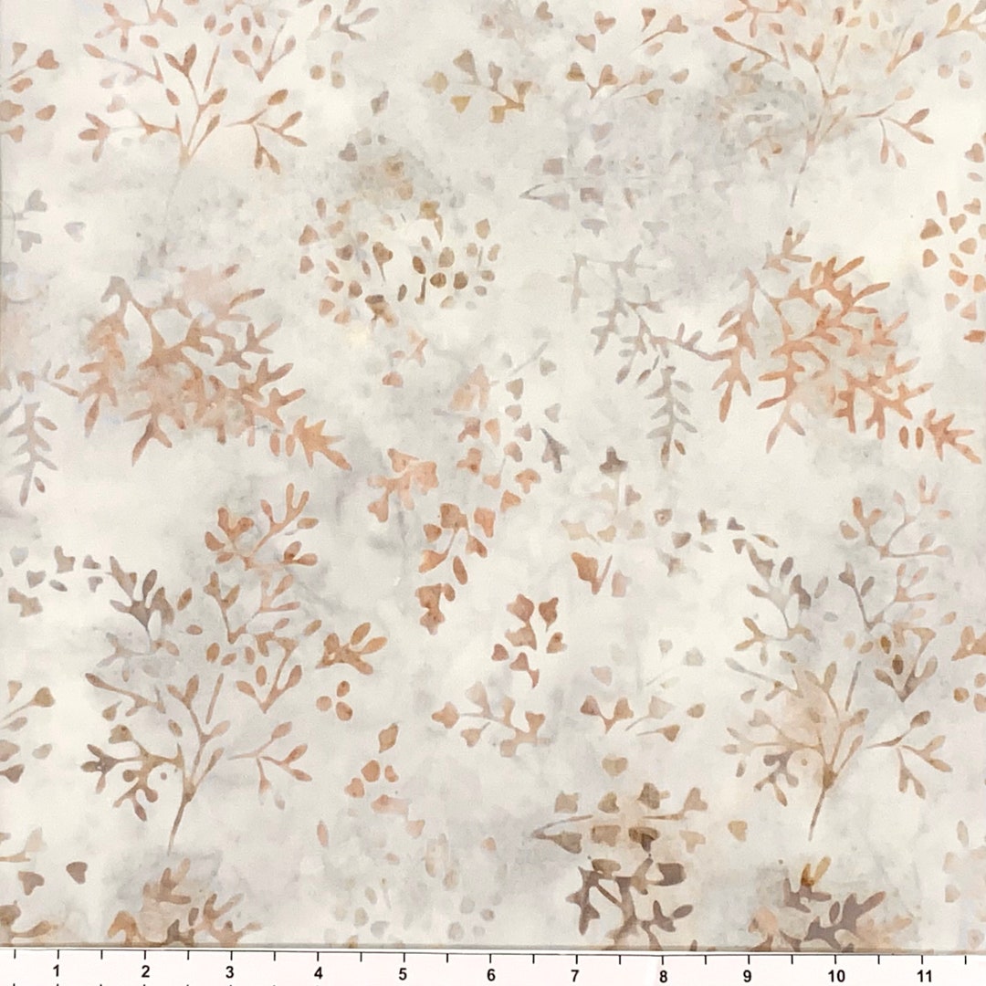 MAIDENHAIR FERN Batik Lsbc-2662 Taupe by the Yard - Etsy