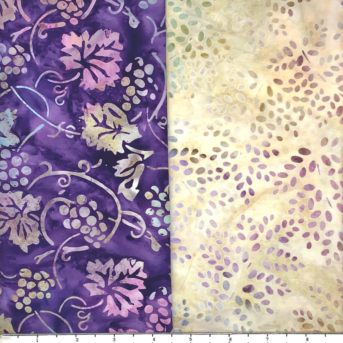 8 Fat Quarter Batik Sampler Grape Vine #1 FQ Pack Bundle - Etsy